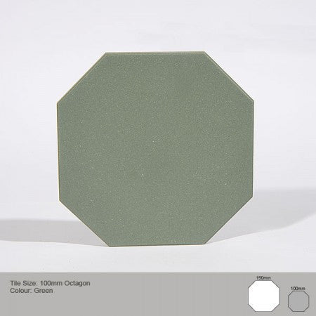 Octagon Tile - Green - Original Features