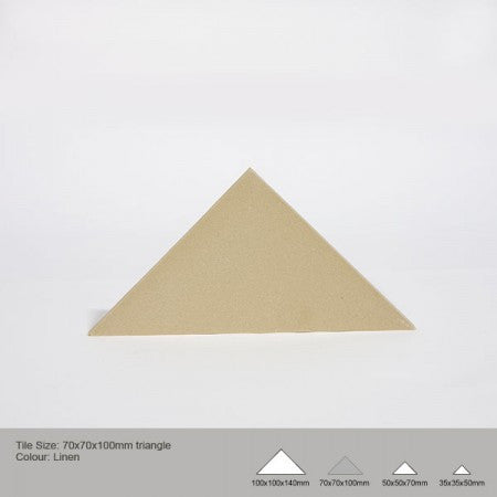 Triangle Tile - Linen - Original Features