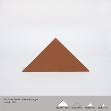 Triangle Tile - Red - Original Features